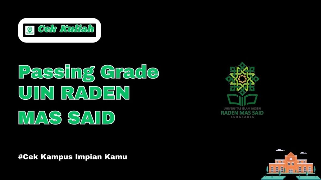 Passing Grade UIN RADEN MAS SAID Jalur SNBP dan SNBT Terbaru 2025/2026 - CekKuliah.id